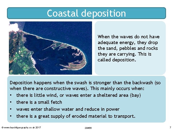 Coastal processes Learning objectives To understand how the