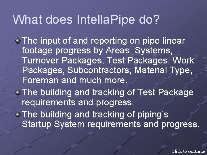 Version 1 0 0 Piping Construction TrackingPlanning System