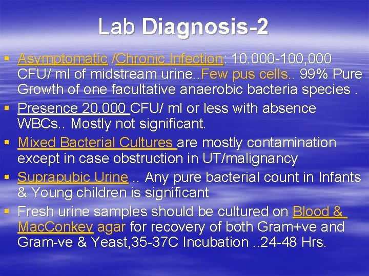 URINARY TRACT INFECTIONS 3 rd Y Med Students