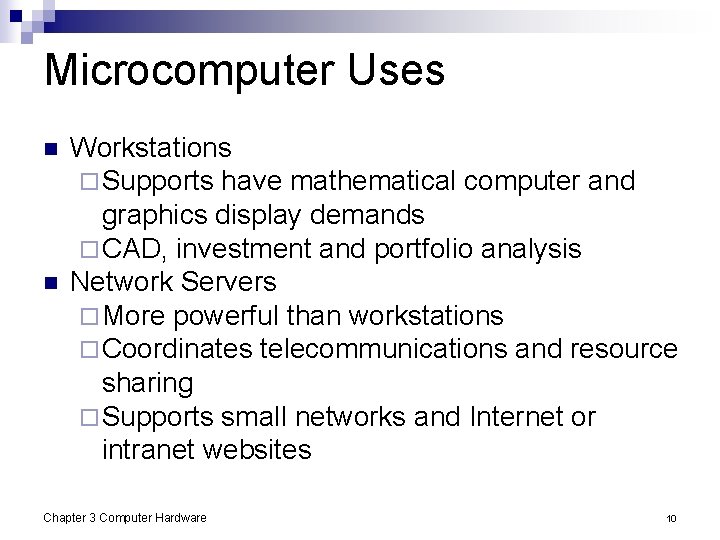 Chapter 3 Computer Hardware James A OBrien and