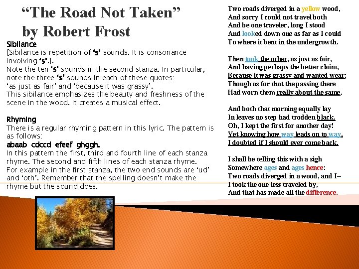 Introduction to Poetry Unit Read before discussion Come