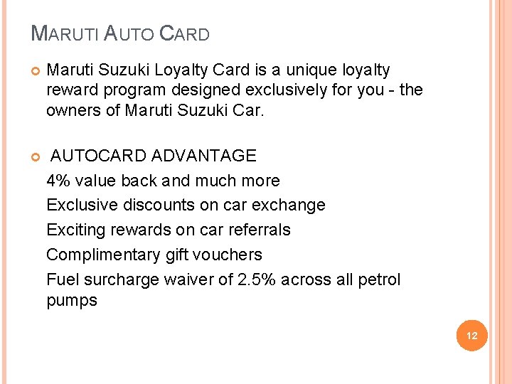 MARUTI SUZUKI Presentation by Vivek Kumar 120040071 Hardik