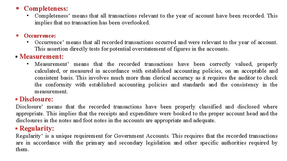 FINANCIAL ATTEST AUDIT Nature of financial attest audit