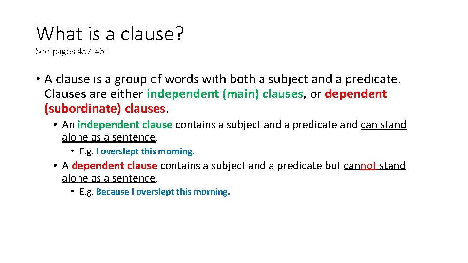 If needed briefly review the Eight Parts of