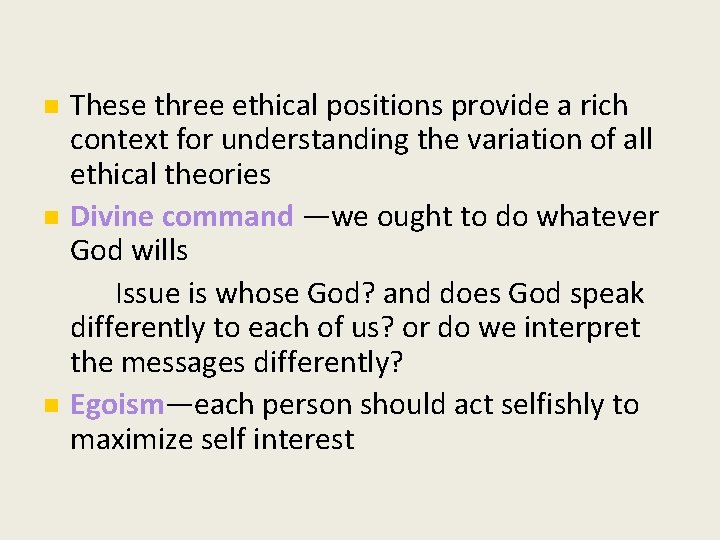 Understanding the Diversity of Moral Beliefs Relativism Absolutism