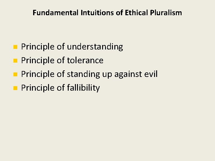 Understanding the Diversity of Moral Beliefs Relativism Absolutism