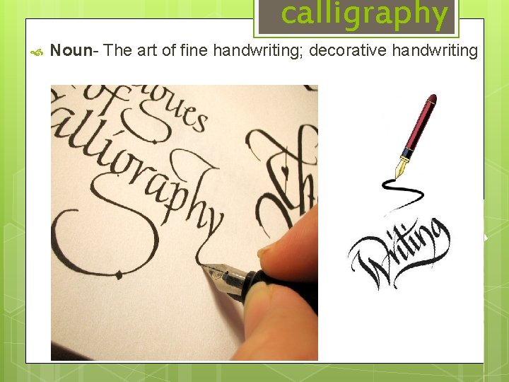 The Suffixes graph and gram Lesson 23 Etymology