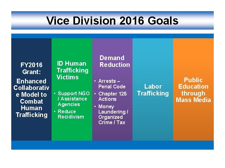 Houston Police Department Vice Division Information Brief Captain