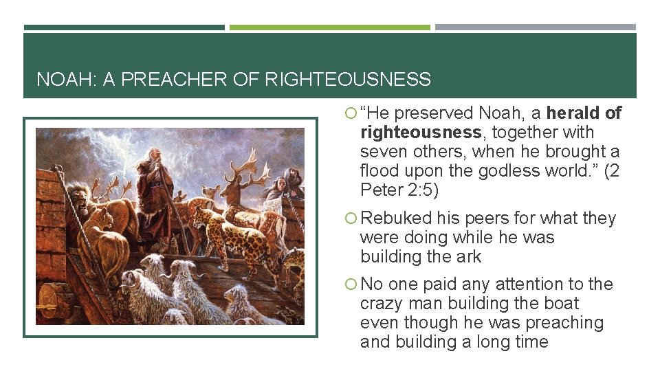 THE SECOND COVENANT WITH NOAH IN BETWEEN ADAM