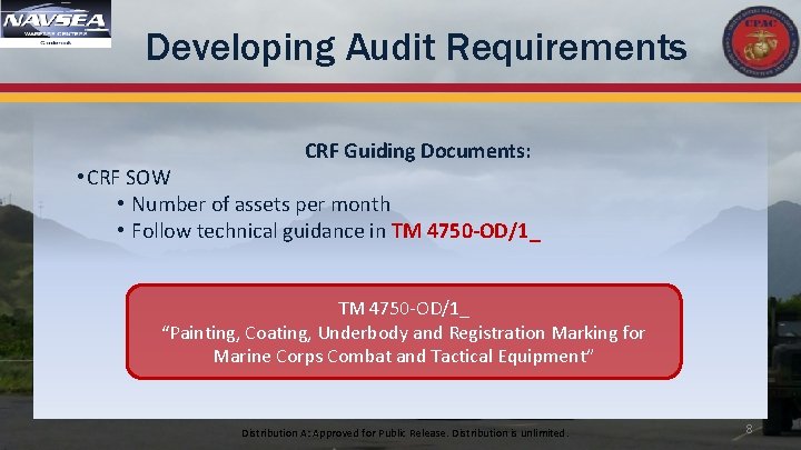 Instituting a Quality Assurance Audit Program at USMC