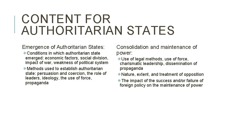 AUTHORITARIAN STATES Paper 2 Topic 3 Hitler Stalin