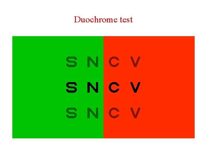 OPTO 4101 Refraction 1 Subjective verification for refraction