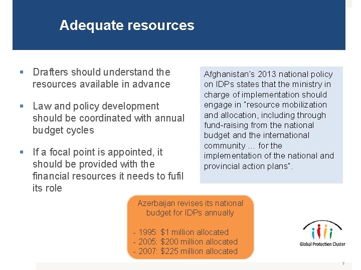 National responsibility and response 1 Objectives Introduce the