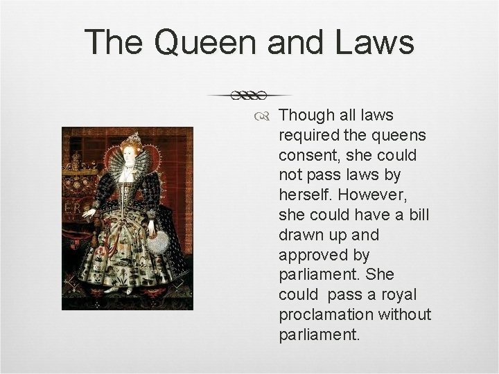 Elizabethan Government Elizabeth CrossMonarchy Shannon DworaczykPrivy ...