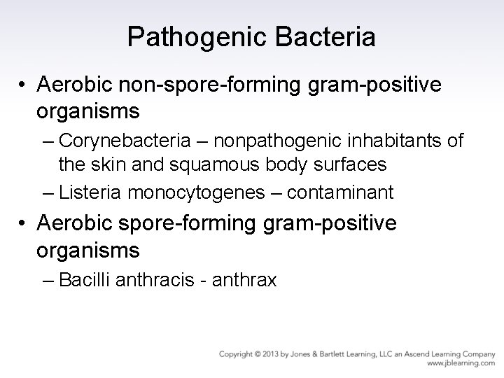 Chapter 6 Pathogenic Microorganisms Learning Objectives Explain ...