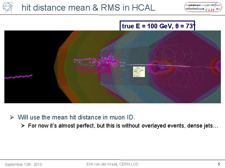 Geometry update Muon ID by matching to TPC