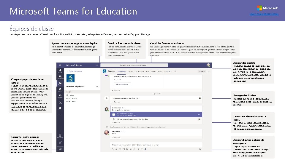 Microsoft Teams for Education Learn more about Teams