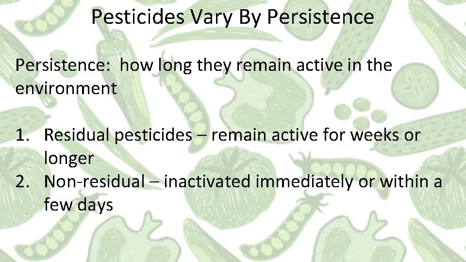 Module 8 Pesticides What to Know and Safety