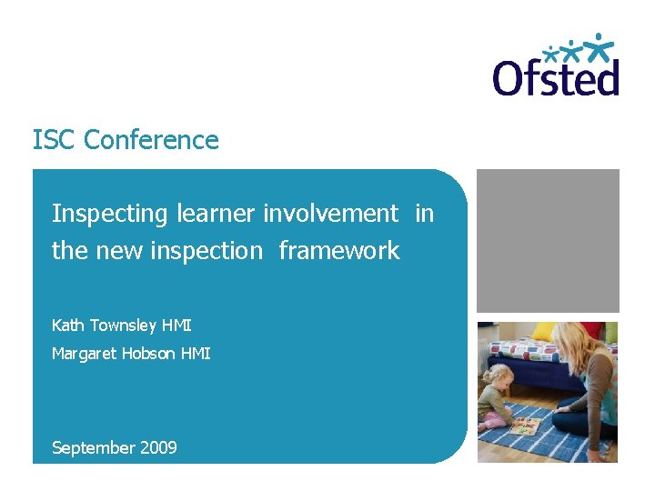 ISC Conference Inspecting learner involvement in the new