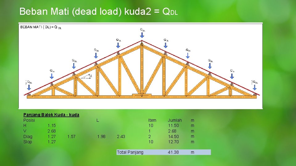 Struktur Kayu Kuliah ke 6 01 Beban pada