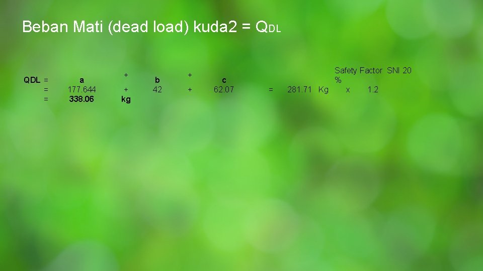 Struktur Kayu Kuliah ke 6 01 Beban pada