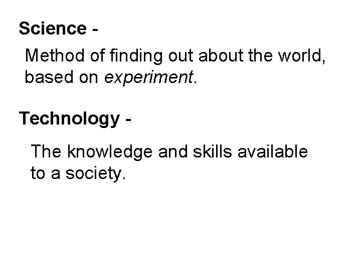Lesson 2 Science Chemistry Anything in black letters