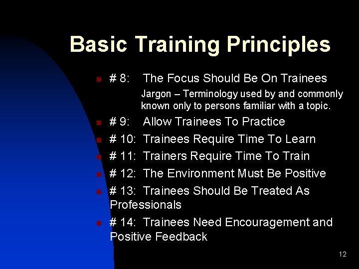 Chapter 6 Planning Training Programs 1 Introduction to