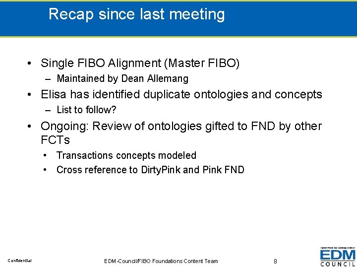 FIBO Foundations Content Team Mike Bennett EDM Council