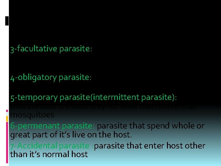 Introduction to parasitology important parasitology terms By drNagwa