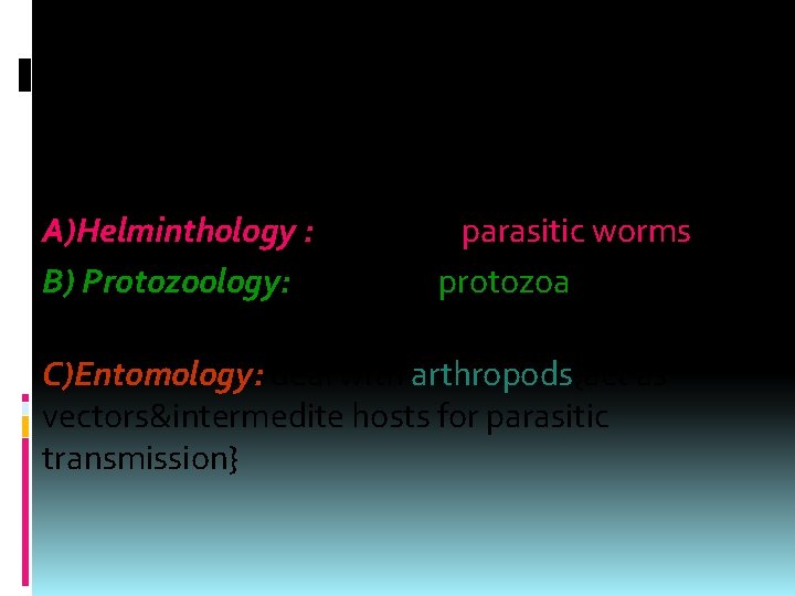 Introduction to parasitology important parasitology terms By drNagwa