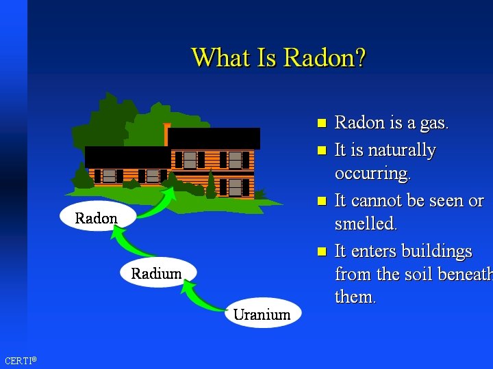 Radon and Real Estate by Jeff Miner Radon