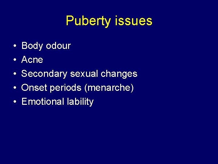 Puberty and Growth Whats normal Dr Jackie Buck