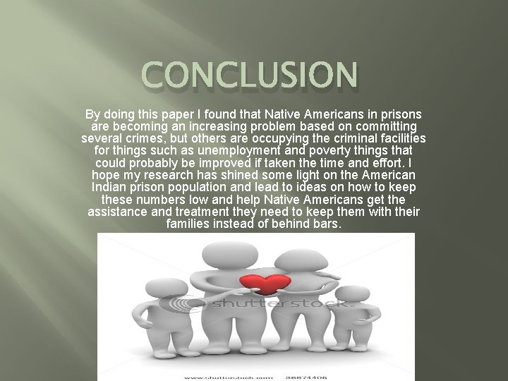 NATIVE AMERICANS IN PRISON By Mamie Smith Statistics