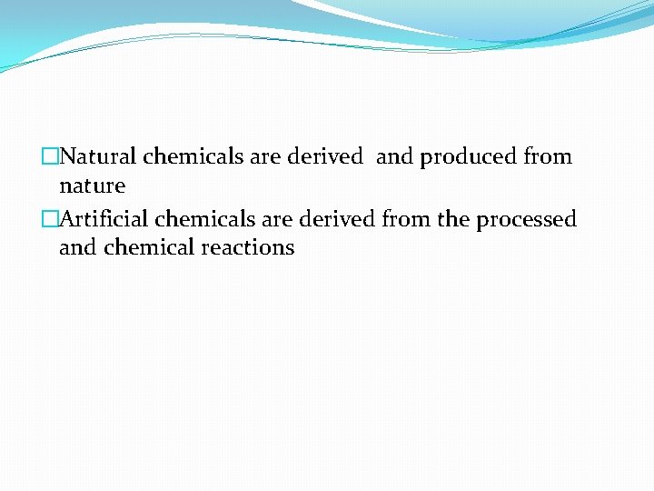 Household Chemical Materials Based on their source components