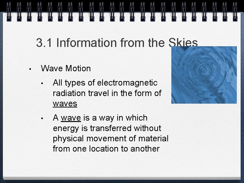 Chapter 3 4 5 Radiation Spectroscopy and Telescopes