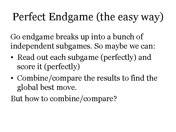 How To Play A Perfect Endgame An introduction