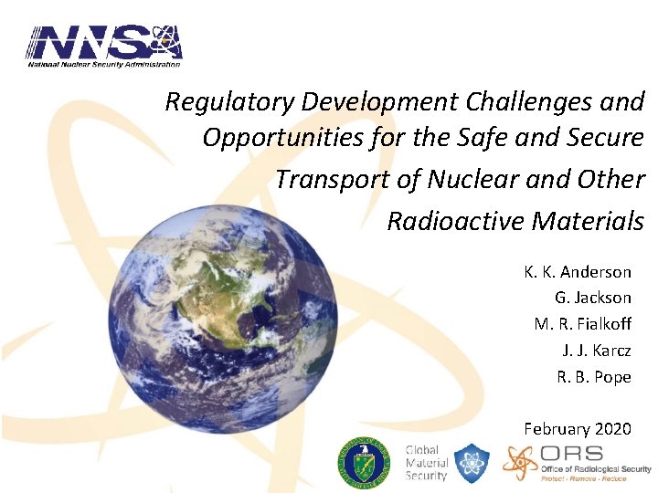 Regulatory Development Challenges and Opportunities for the Safe