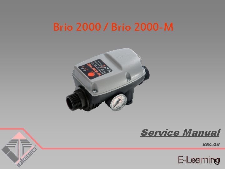 Brio 2000 Brio 2000 M Service Manual Rev