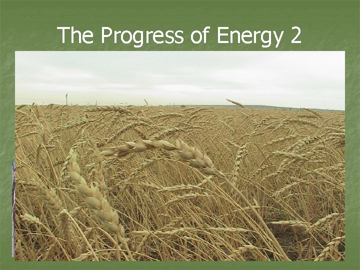 A Brief History of Energy Early Days in