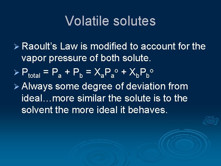 Properties of Solutions Chapter 11 Composition of Solutions