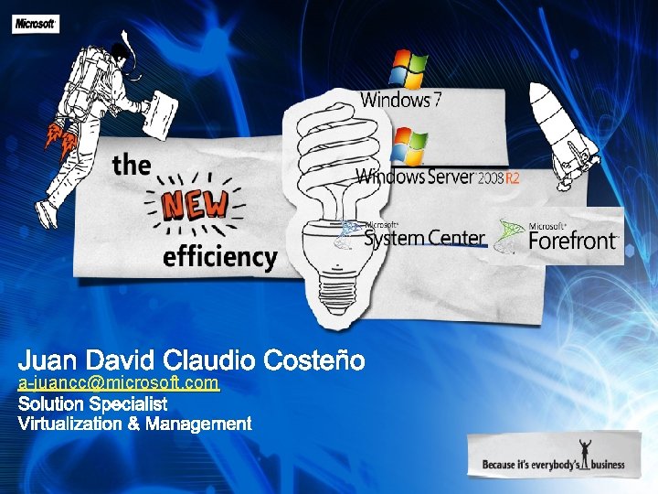Juan David Claudio Costeo ajuanccmicrosoft com Solution Specialist