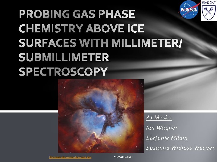 AJ Mesko Ian Wagner Stefanie Milam Susanna Widicus