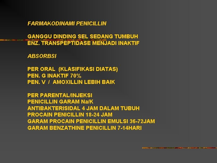 II PENISILIN PENICILLIN 1928 ALEXANDER FLEMING PENICILLIN STAP