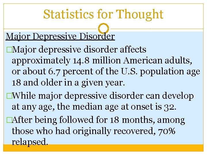 Mood Disorders Learning Objectives 12 13 14 and