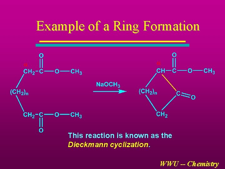The Claisen Ester Condensation Taken from http atom