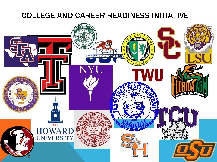 COLLEGE AND CAREER READINESS INITIATIVE THREE IMPORTANT STEPS