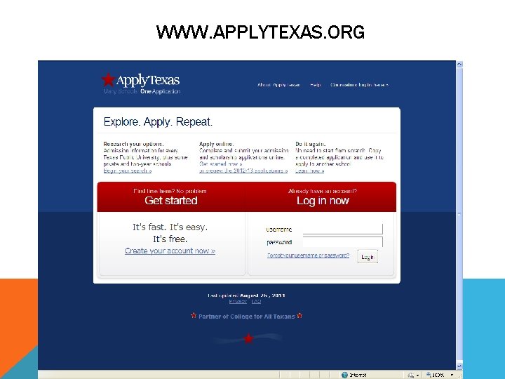 COLLEGE AND CAREER READINESS INITIATIVE THREE IMPORTANT STEPS