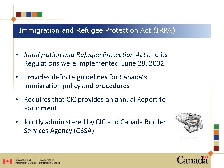 Introduction to Citizenship and Immigration Canada Prepared by