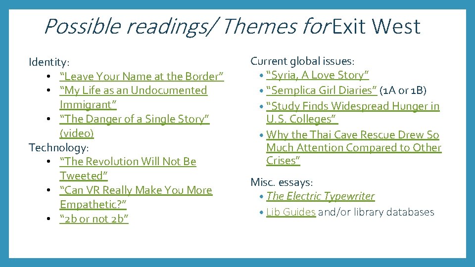 READING WRITING INSTRUCTION More Ideas for Supporting Our