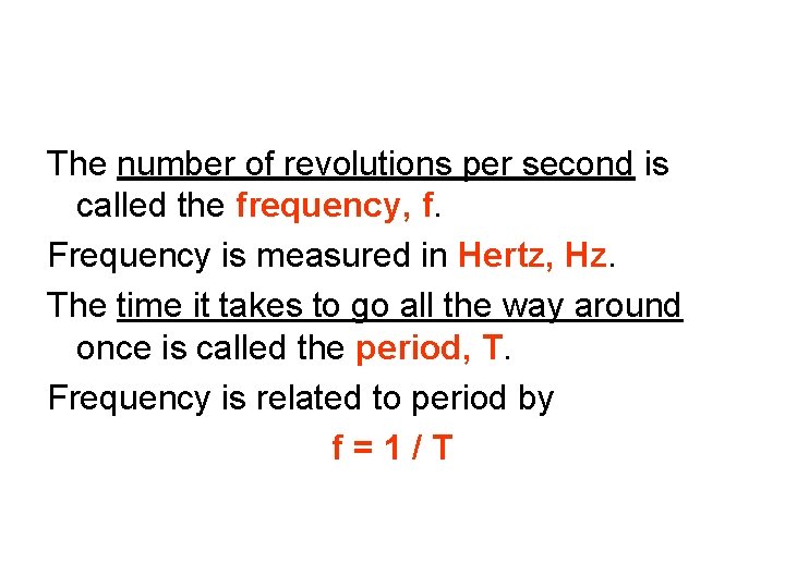 Circular Motion Reviewing Rotating Turning about an internal